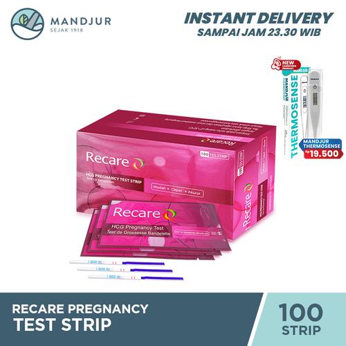 Jual Recare tes kehamilan / test pack / pregnancy test - 100 strip / 1 ...