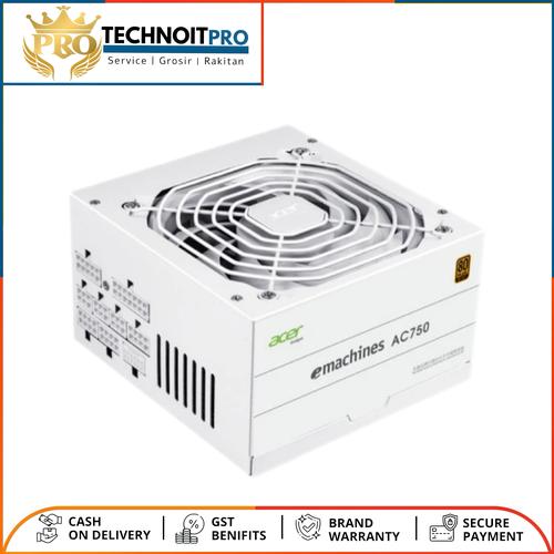 Jual Acer eMachines AC750 White 750W 80+ Bronze Fully Modullar ATX ...