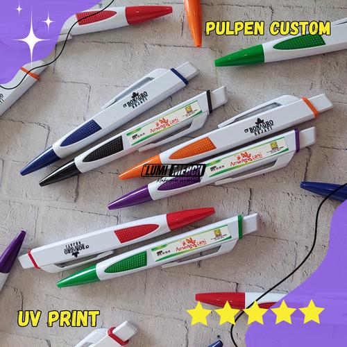 Jual Pulpen / Bolpen Promosi - Cetak Logo Text UV Printing Custom ...