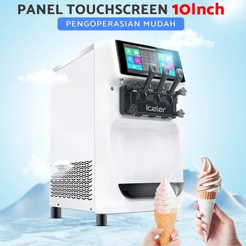 Jual Mesin Soft Es Krim Iceler Ice Cream Machine 3 Tuas 2 Sistem ...