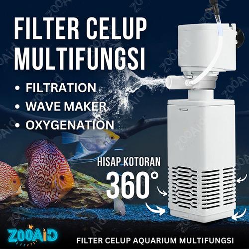 Jual Pompa Filter Air Celup Internal Akuarium Submersible Susun JY ...