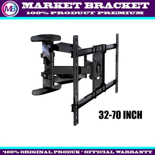 Jual Bracket TV 75 70 65 60 55 50 43 40 32 Inch breket swevel R5 - R6 ...