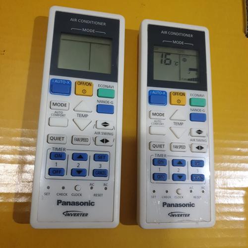 Jual REMOTE AC PANASONIC INVERTER ORIGINAL , LANGSUNG PAKE SESUAI ...