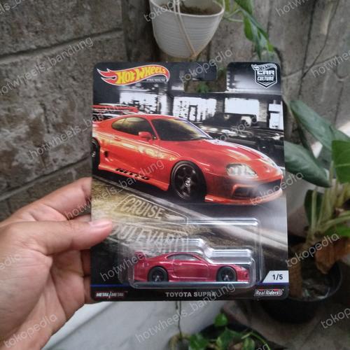 Jual Hot Wheels TOYOTA SUPRA MERAH CRUISE BOULEVARD HOT WHEELS PREMIUM ...