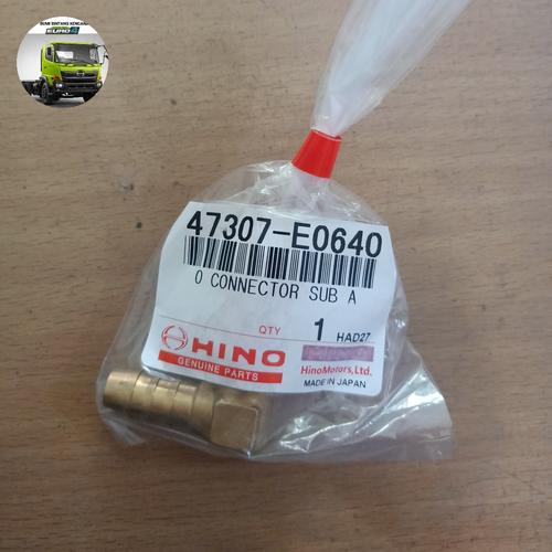 Jual Connector Sub Assy Connector Elbow L 12MM Hino 500 FM260JD 47307 ...
