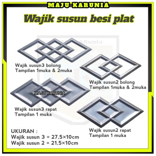 Jual Tamara wajik susun besi plat satu muka (rangkap) dan dua muka ...