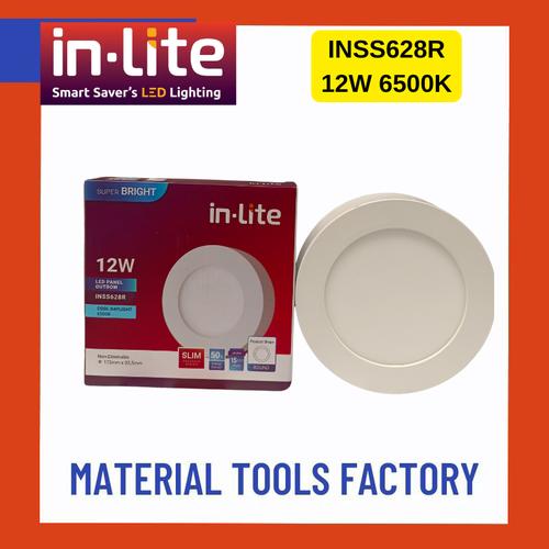 Jual InLite INSS628R Downlight Panel Outbow OB Bulat Plafon 12 WATT ...