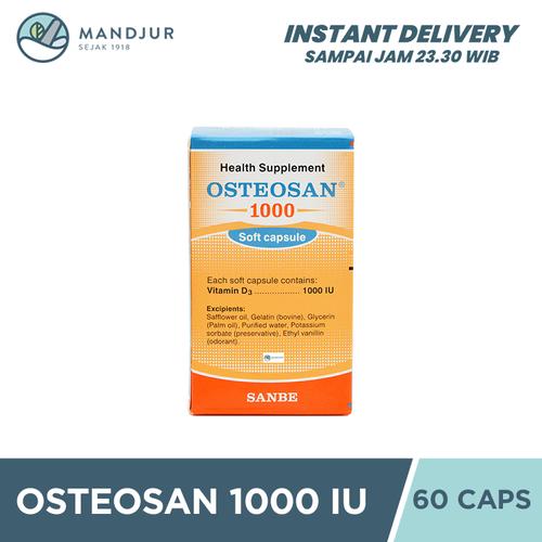 Jual Osteosan 1000 IU 60 Kapsul - Suplemen Vitamin D3 - Jakarta Pusat ...