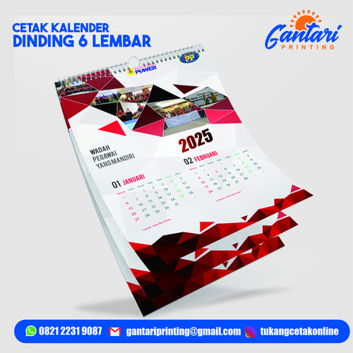 Jual Cetak Kalender Dinding, Kalender Dinding 2025, A3 Kalender Dinding ...