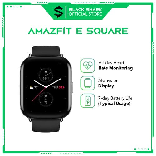 Promo Amazfit E Square Smartwatch 1.65" Amoled Screen, 3D Curved Bezel ...