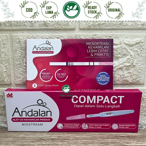 Jual ANDALAN MIDSTREAM PREGNANCY TEST PACK TESPEK ALAT UJI KEHAMILAN ...