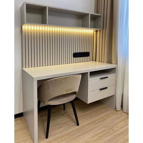 Jual MEJA KERJA MINIMALIS MODERN PLYWOOD CUSTOM - HPL/ METER - Blokmin ...