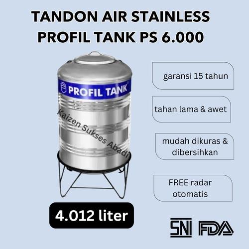 Jual Tandon tangki toren air stainless stenlis steel dengan kaki merek ...