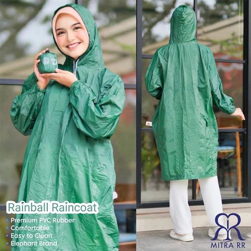 Jual Jas Hujan Raincoat Mini Rainball | Jas Hujan Ponco Lengan PVC ...