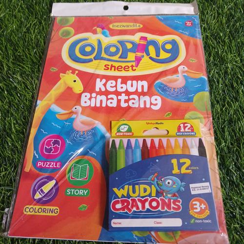 Jual BUKU COLORING SHEET KEBUN BINATANG - Jakarta Pusat - TOKO ...