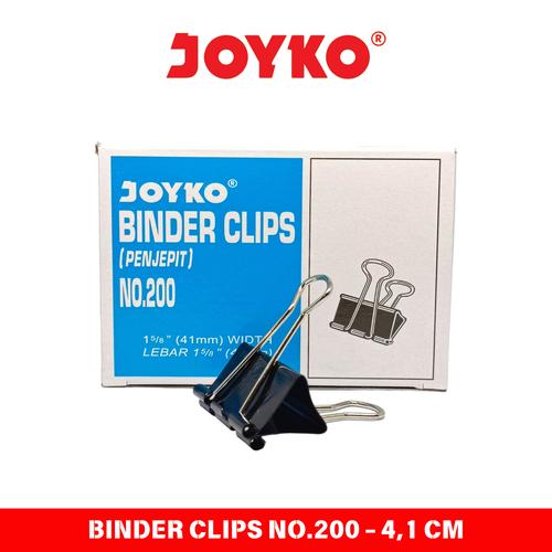Jual Klip Binder JOYKO 200 Besar Penjepit Kertas 12 Pcs - Jakarta Barat ...
