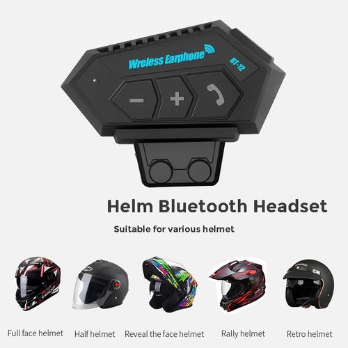 Jual Intercom Headset Bluetooth Helm Motorcycle Anti Interference - BT ...