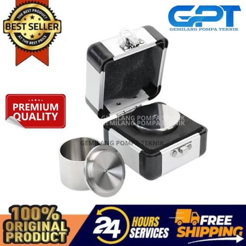 Jual Density Specific Gravity Cup pycnometer 37cc 37ml Stainless Steel ...