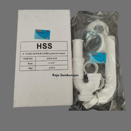 Jual Sifon Leher Angsa HSS PVC 1 1/4 Inch Avur Wastafel Pembuangan ...