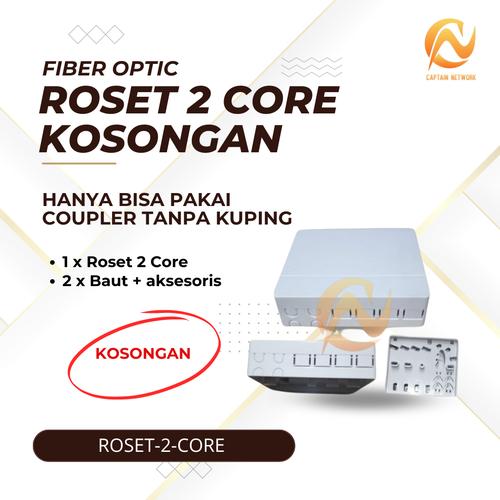 Jual Fiber Optic 4 Core Roset Kosongan|Roset FO 4 Core|FTTH Roset Kecil ...