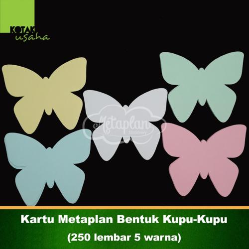 Jual Kartu Metaplan Bentuk Kupu-Kupu (250 lembar 5 warna) - Kota Depok ...