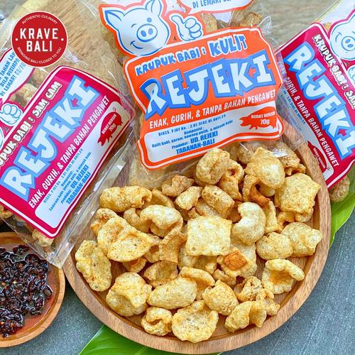 Jual Kerupuk Kulit Babi Rejeki Oleh-Oleh Khas Bali Praktis dari Krave ...