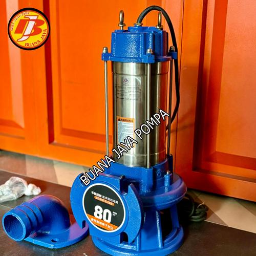 Jual Pompa Celup Air Kotor 80 WQDS 35-10-2,.2 2,2Kw 3Hp 380V 3Phase ...
