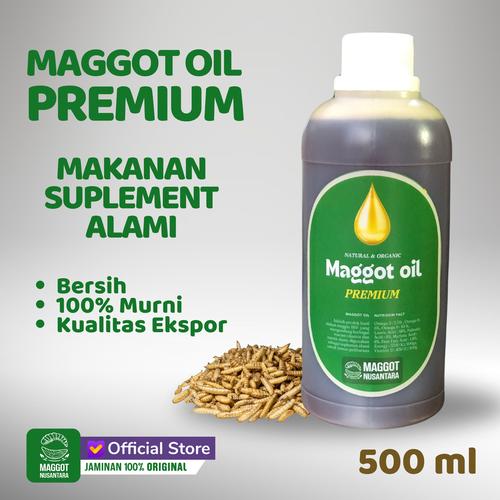 Jual Minyak Maggot BSF - Maggot BSF Oil - Maggot Nusantara - 500 ml ...