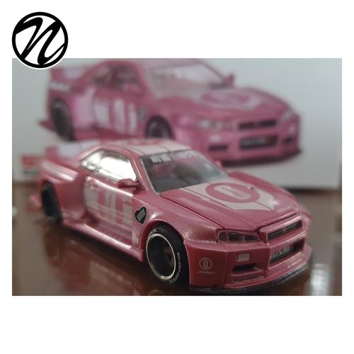 Jual minigt kaido nissan skyline GT-R R34 pink racing factory V1 - Kota ...