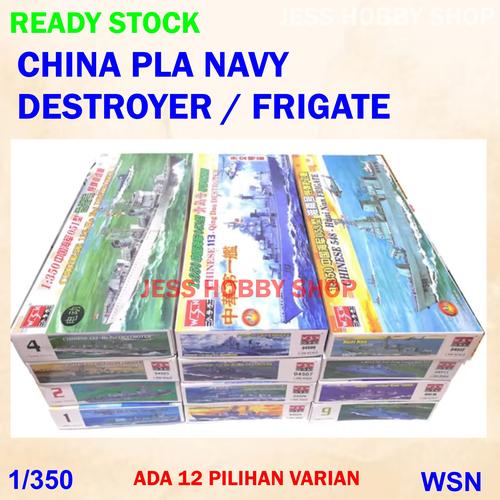 Jual Model Kit WSN 1/350 Chinese PLA Destroyer / Frigate PLAN Ship ...
