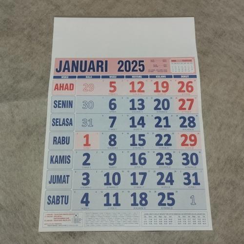 Jual Kalender Jumbo Almanak Dinding Kalender Jawa Kalender Jumbo - Dua ...