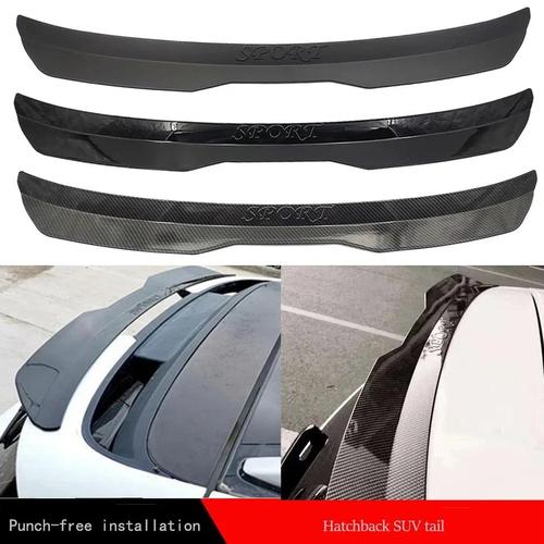 Jual RV003 Hatchback rear roof lip spoiler wing Universal Car spoiler ...
