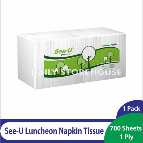 Jual See-U Tissue Luncheon Napkin Tisu Catering Tisu Sendok 700 Sheet 1 ...
