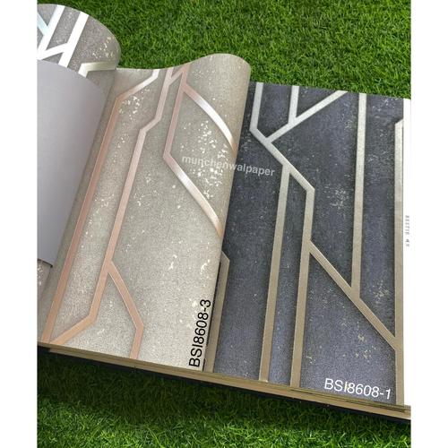 Jual Wallpaper Dinding Korea Roll Besar 15m2 Motif ART Geometri 3D art ...