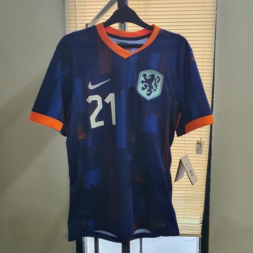 Jual Frenkie De Jong #21 F. De Jong Netherlands Away Euro 2024 Timnas ...