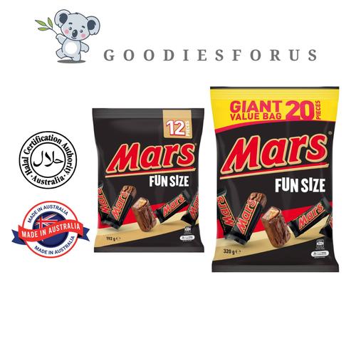 Jual Coklat Mars Australia Fun Size isi 12 Coklat Impor - ISI 20 - Kota ...