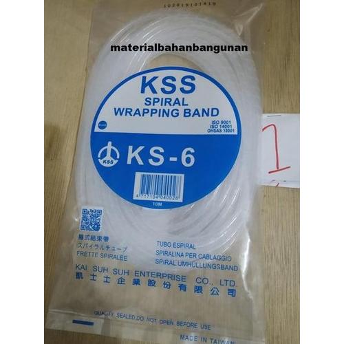 Jual Pembungkus Kabel Spiral KS 6 Panjang 10 Meter Wrapping Band Depok ...
