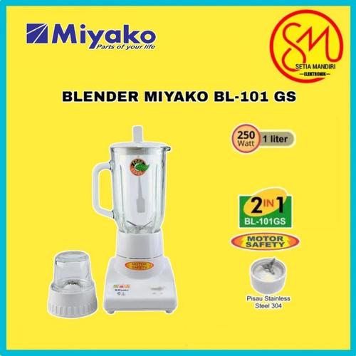 Jual MIYAKO BLENDER BL101 GS / BL 101 GS / BL-101 GS (KACA / 1 LITER ...