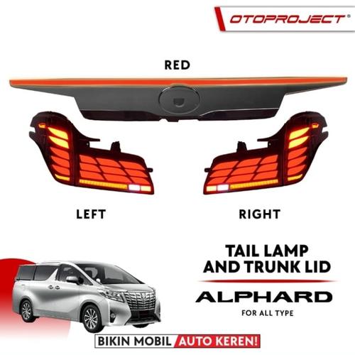 Jual Lampu Stoplamp Led All New Alphard 2015-2023 Model Alphard Hybrid ...