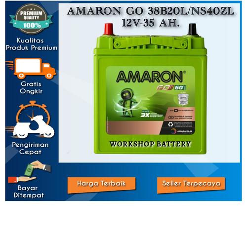 Jual AMARON GO 38B20L 12V35 AH. (KHUSUS CARGO) - Jakarta Selatan - TOKO ...