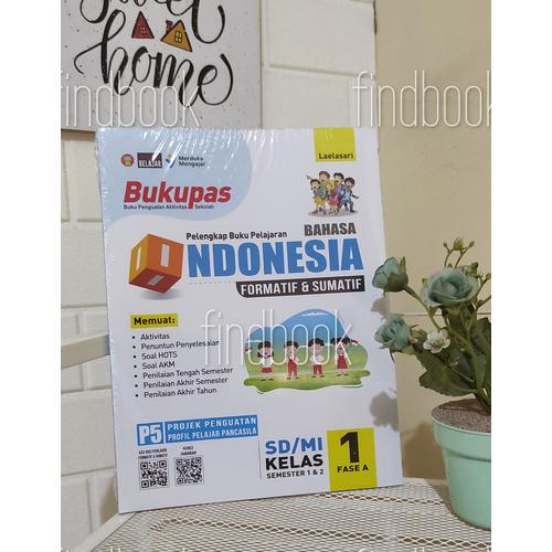 Jual Bukupas Bahasa Indonesia utk SD/MI Kelas 1 Fase A (KuMer) - Kab ...