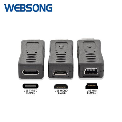 Jual Connector USB Type C Male to USB Micro Female USB Mini Female USB ...
