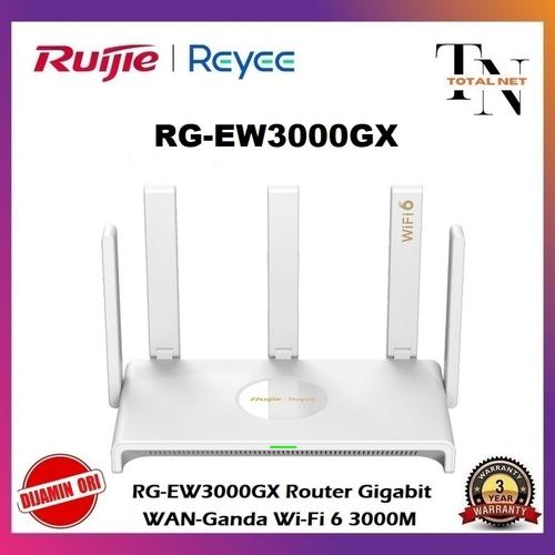 Jual Ruiji RG-EW3000GX Wi-Fi 6 Dual-band Gigabit Mesh Reyee Router RG ...