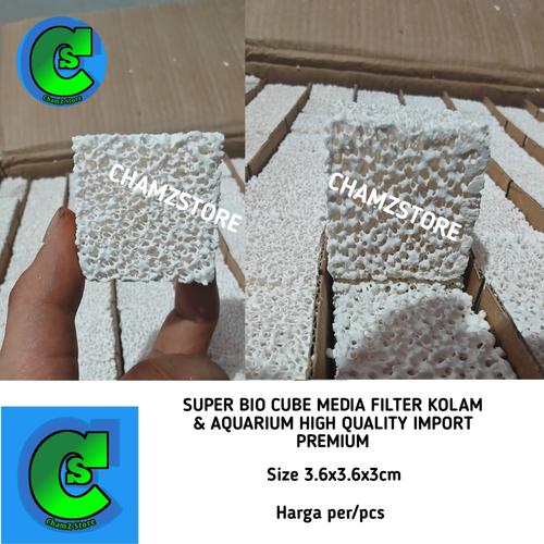 Jual Bio porous super bio cube rumah bakteri import high quality media filter kolam koi ...