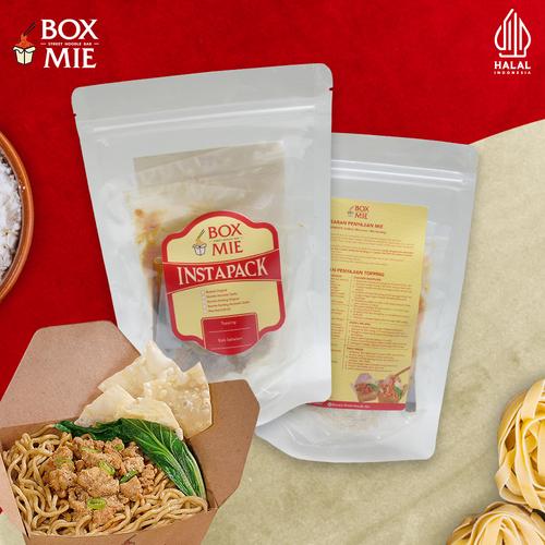 Jual BOXMIE InstaPack Bakmi Frozen - Aromatic Garlic Ayam Cincang ...