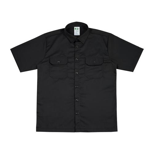 Promo Weister Kemeja Kerja Pendek Workshirt Hitam - Polos - XL - Kota ...