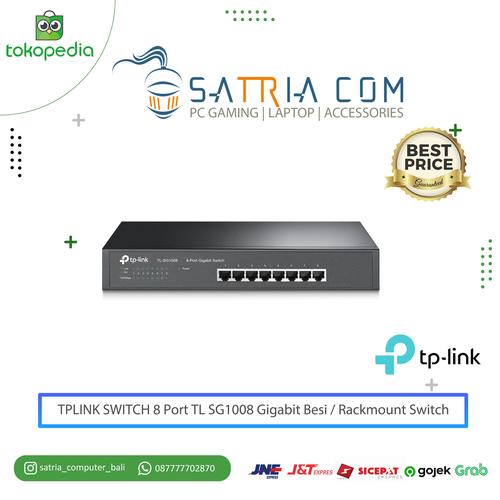 Jual TPLINK SWITCH 8 Port TL SG1008 Gigabit Besi / Rackmount Switch ...