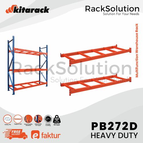 Jual KITARACK Rack Layer Pallet 2 TON Rak Palet Heavy Duty Panjang 2.7M ...