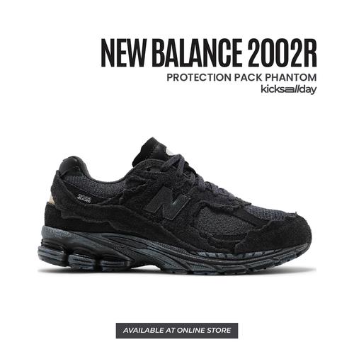 Promo New Balance 2002R Protection Pack Phantom Black Grey 100% ...