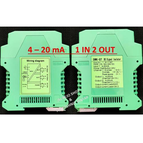 Jual DC Signal Isolator Multi Analog Sensor Transmitter Splitter - 1in1out 4-20ma - Kab. Bekasi ...